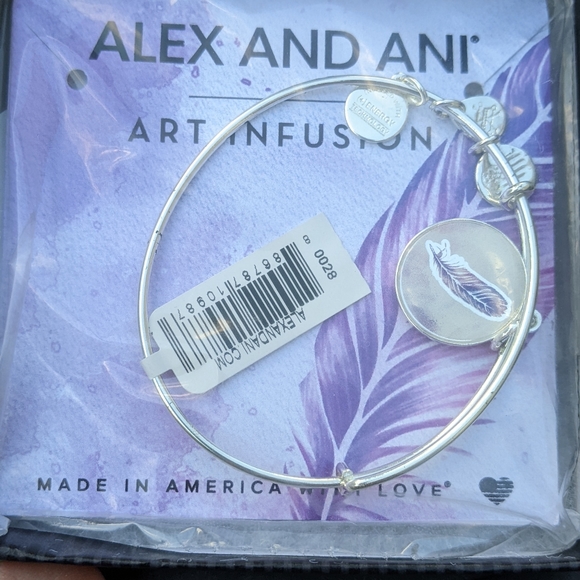 Alex and Ani | Jewelry | Nwt Alex And Ani Art Infusion Feather | Poshmark